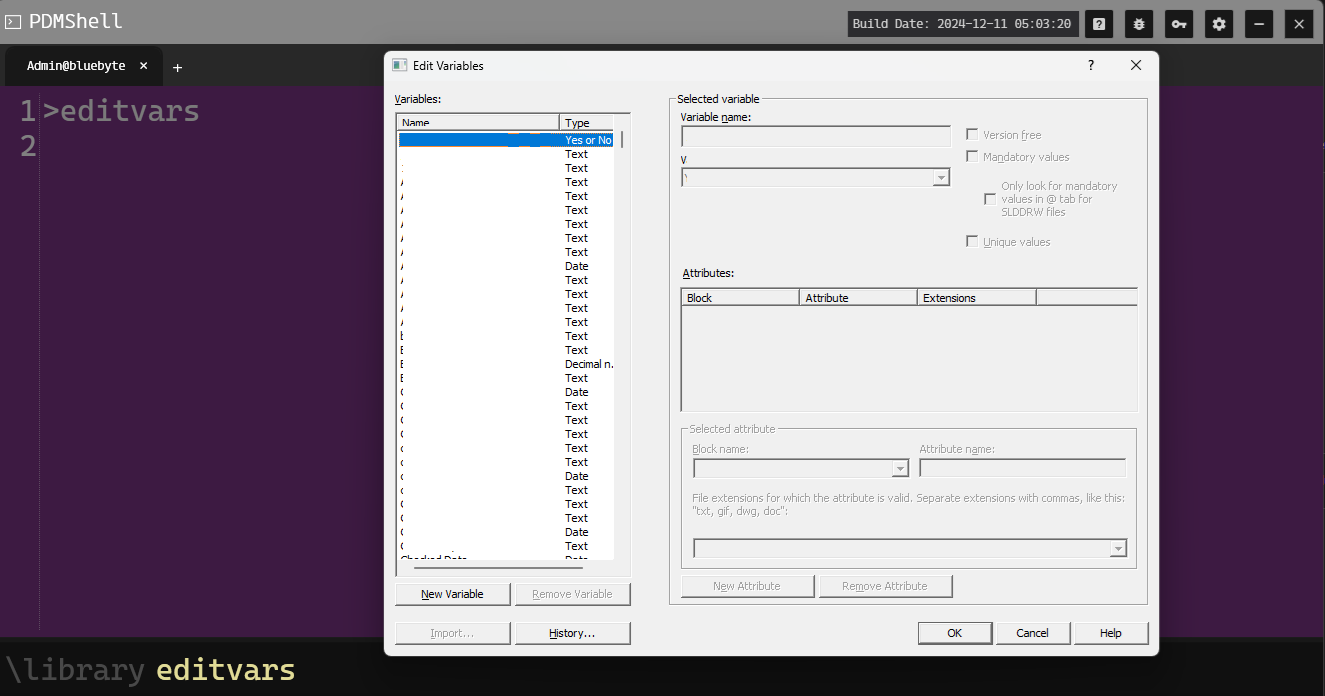 Editvars Command Documentation Pdmshell Solidworks Pdm Powershell Like Features For